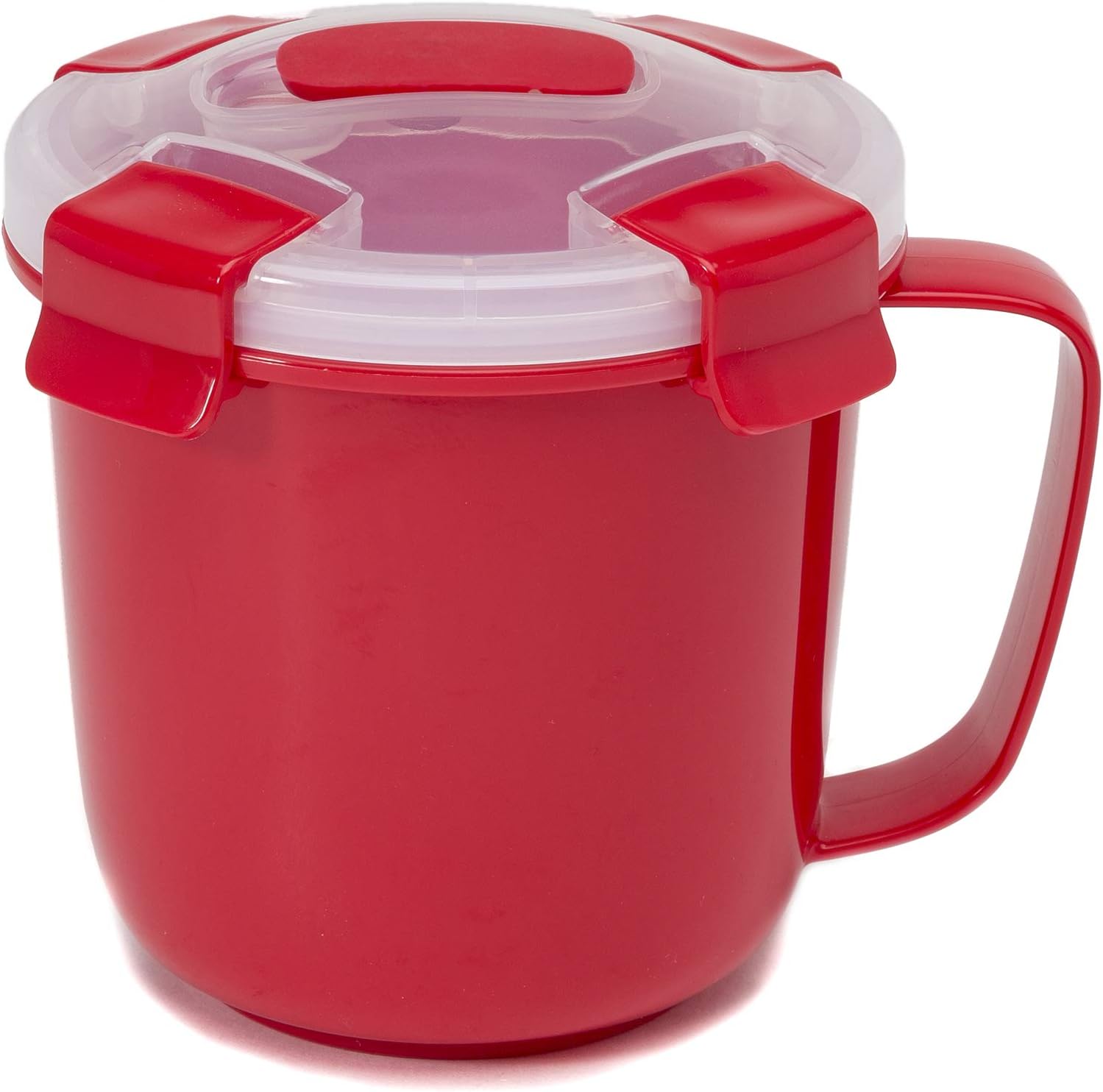 Amazon.com | Ecolution Microwave Soup Mug with Quadruple Snap Lock Lid ...