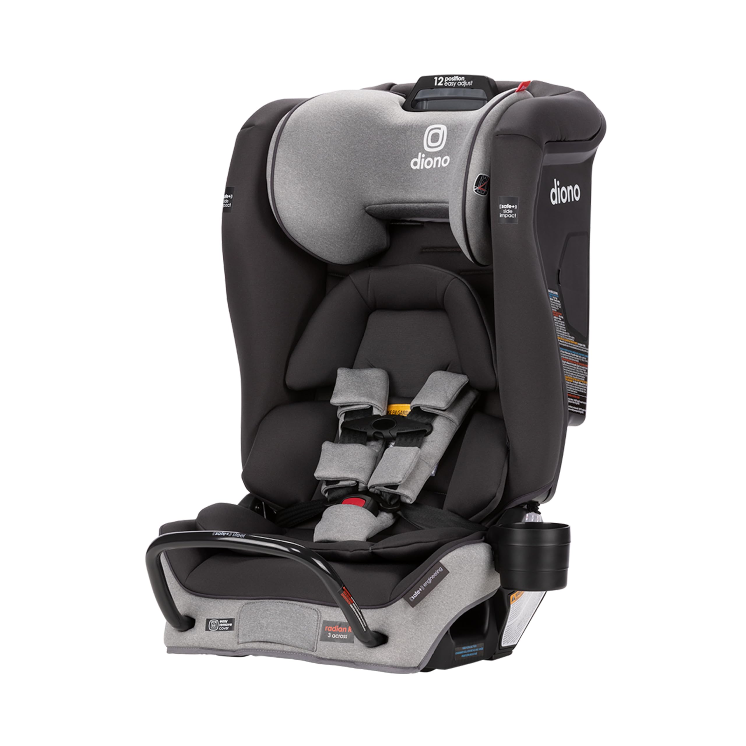 Diono Radian 3RXT SafePlus, 4-in-1 Convertible Car Seat, Rear and ...