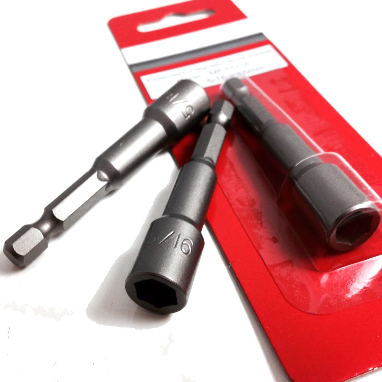 PACK OF 3, 8mm (5/16") x 60mm TEK SCREW HEXAGONAL HEAD MAGNETIC DRIVER ...