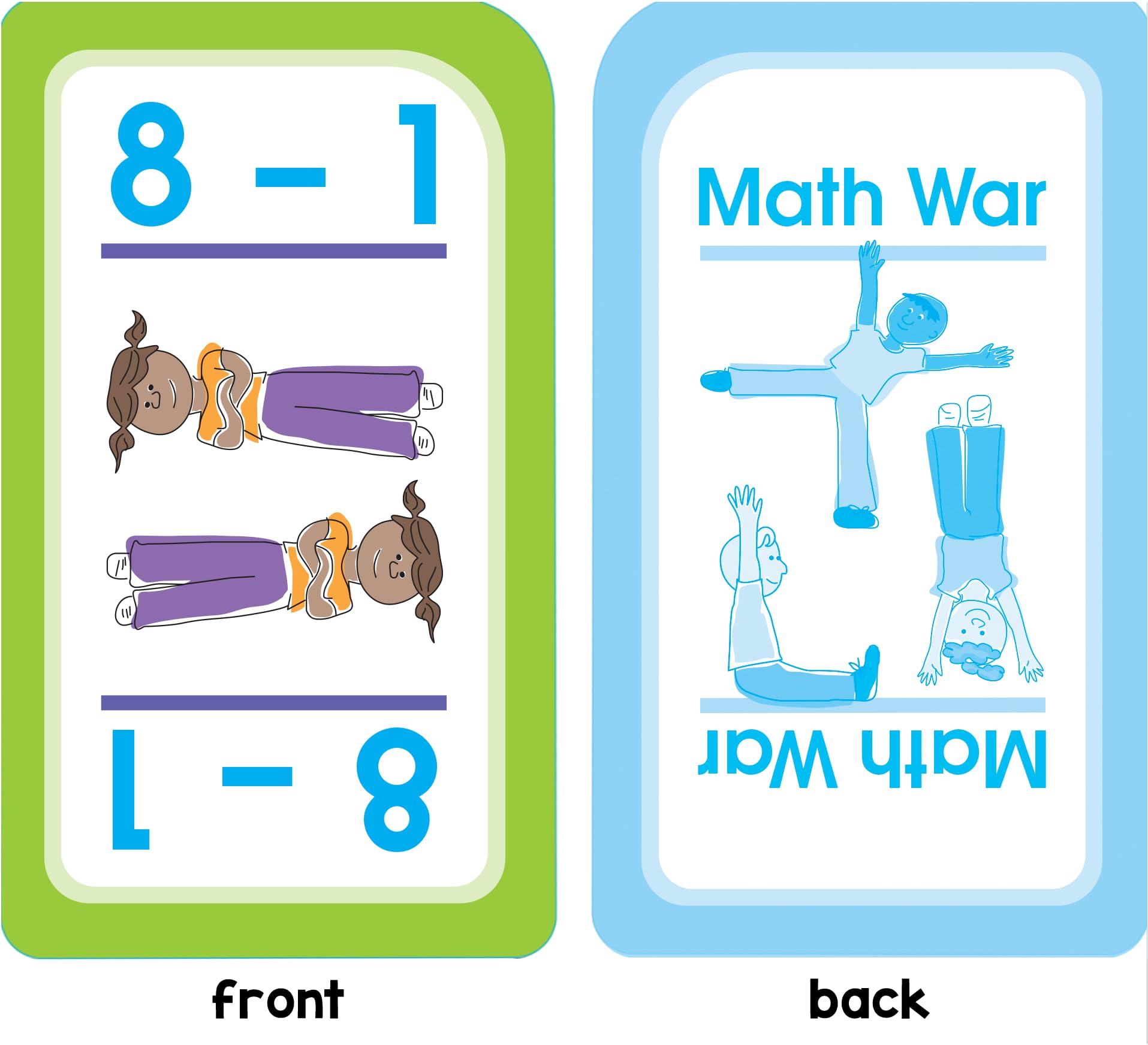 Mua School Zone - Math War Addition & Subtraction Game Cards - Ages 6 ...
