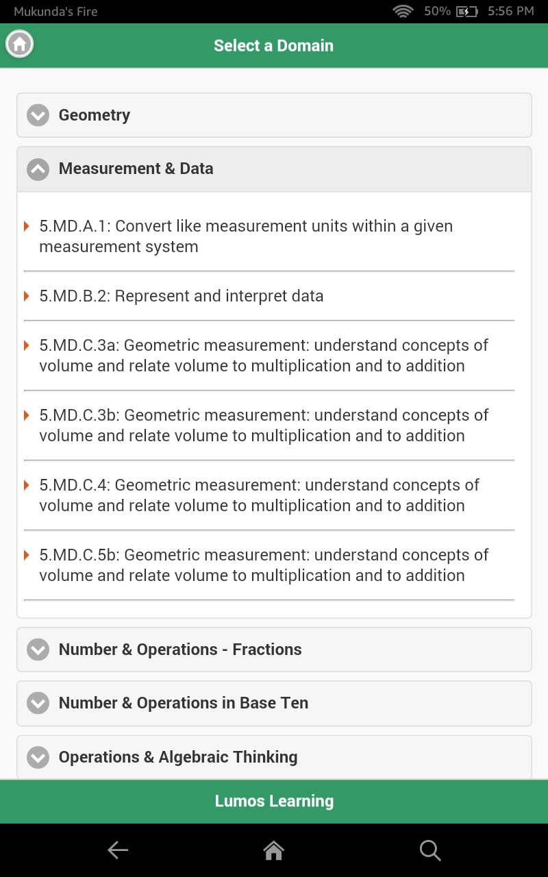 Math ELA Grade 5 - Common Core,PARCC,SBAC Practice:Amazon.com:Appstore ...