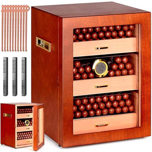 Travel Cigar Humidor Case with Humidifier Disc - Waterproof, Airtight ...