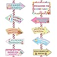 Amazon.com: Candyland Party Decorations, Fiesec Welcome to Candy Land ...