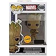 Amazon.com: Funko Pop! Marvel Gamer Groot Standing with Headset Chase ...