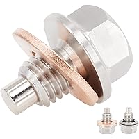 Amazon.com: Dsnaduo 1PC M10x1.5 Stainless Steel Magnetic Automatic ...