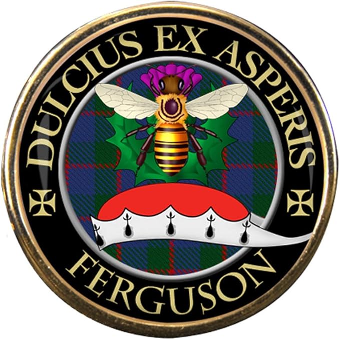 Ferguson Scottish Clan Pin Badge: Amazon.co.uk: Clothing