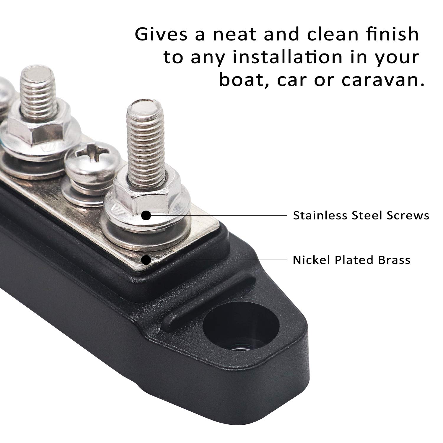 Mua RECOIL Bus Bar 4 x M5 Studs 3 Screw Terminals Power Distribution ...
