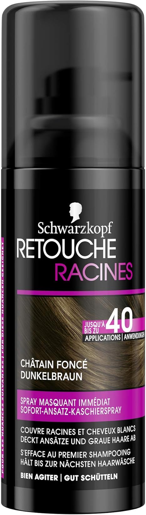 Schwarzkopf - Retouche Racines - Spray Masquant Racines Cheveux ...