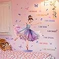 Amazon.com: Lovely Dancing Ballet Girl Inspirational Quotes Wall ...