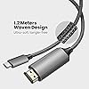 XREAL H-C Cable, HDMI to USB-C Cable, High Speed 4k / 60Hz Compatible ...
