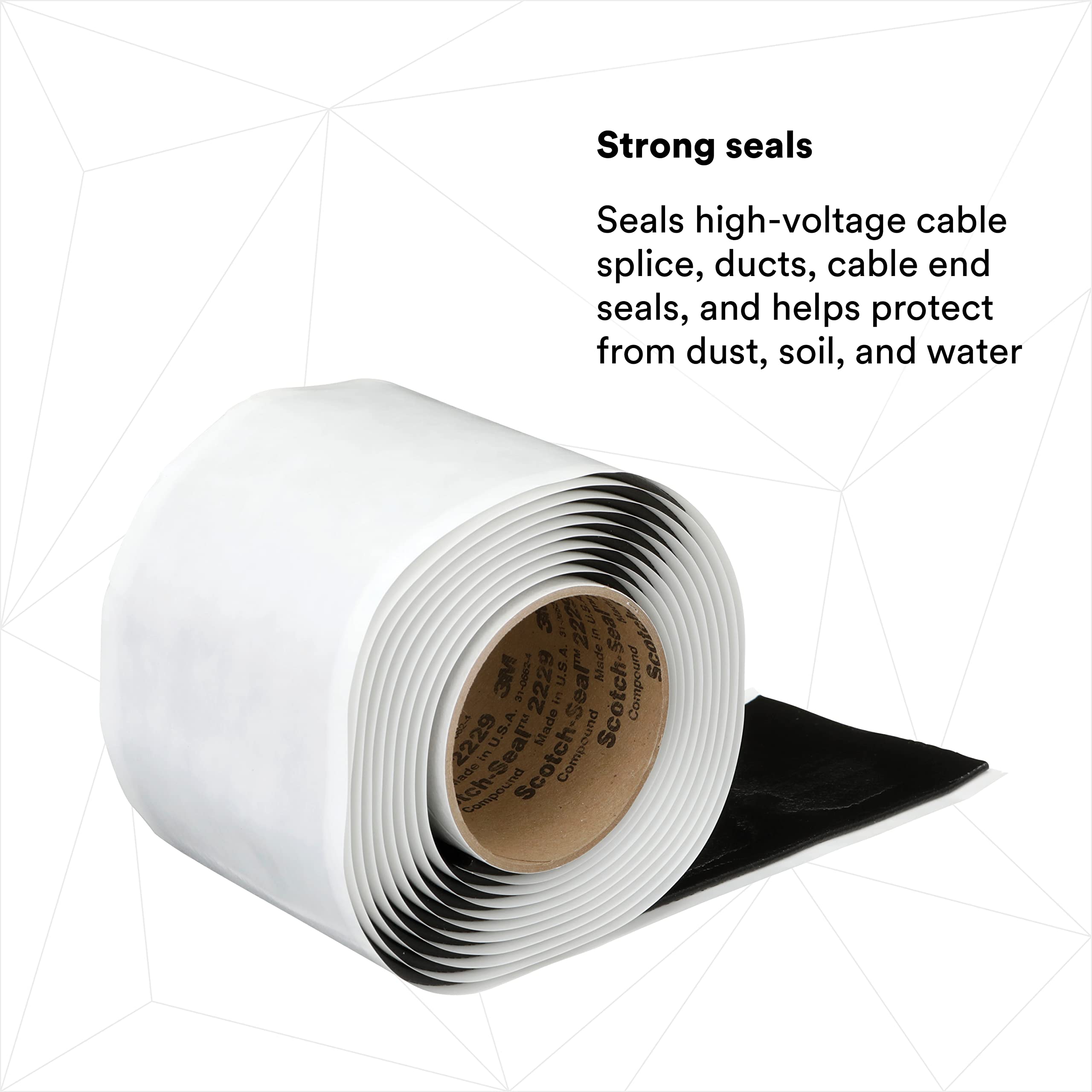 Mua 3M Scotch-Seal Mastic Tape Compound 2229, 3-3/4 in x 10 ft, Black ...