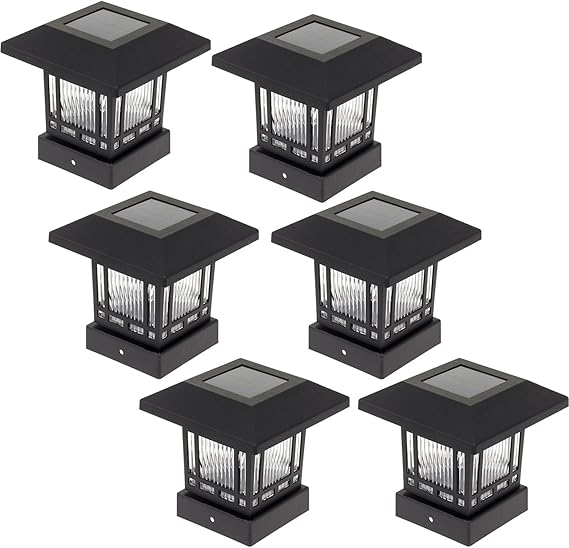 Westinghouse Eaton Solar 20 Lumens 4x4 Post Light for Wood Posts (Black ...