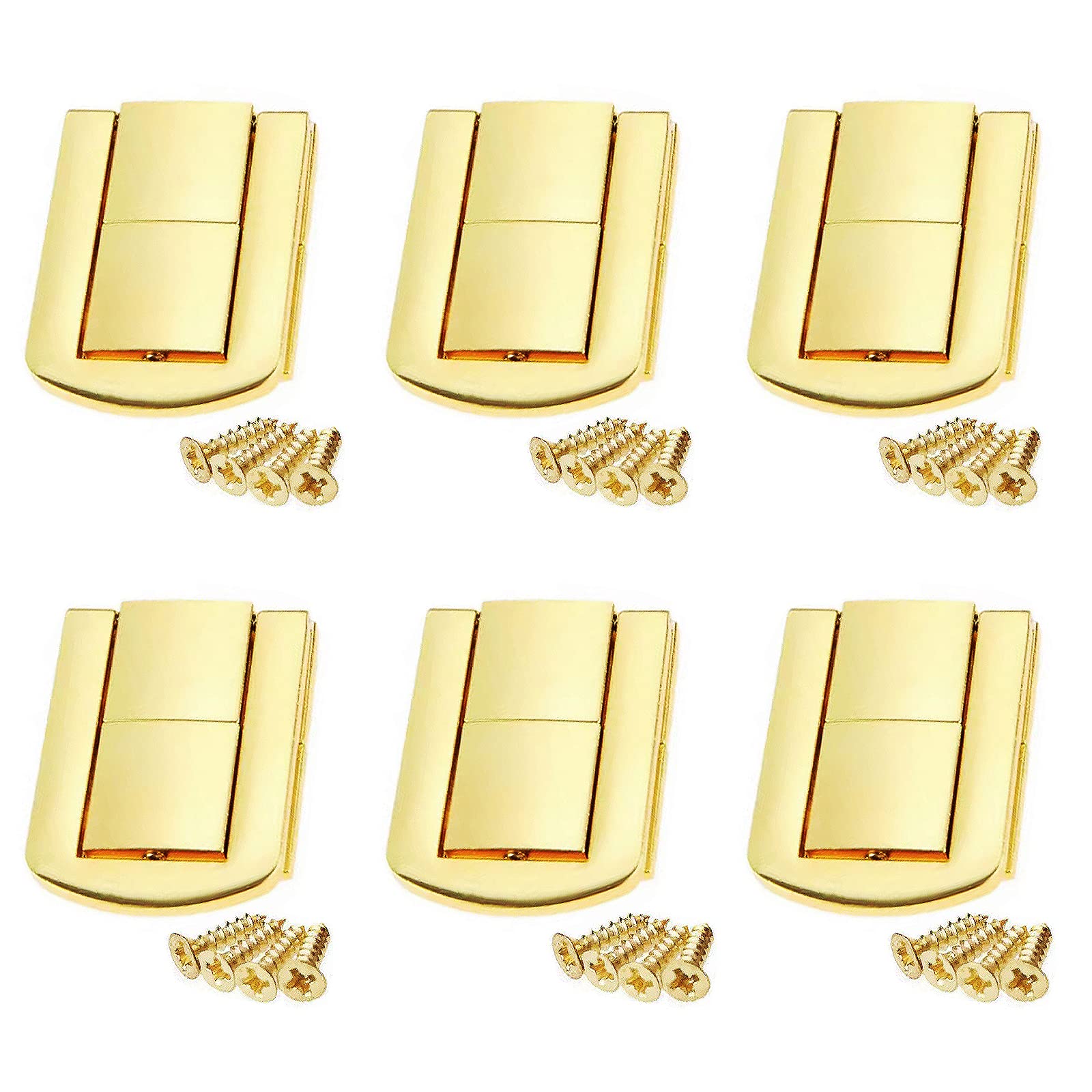 Hasp Latch Catch Lock-25x20mm Hasp Wood Chest Lock Latch Clasp with ...