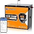 Amazon.com: ECO-WORTHY 12V 150Ah Bluetooth LiFePO4 Lithium Battery with Low-Temp Protection ...