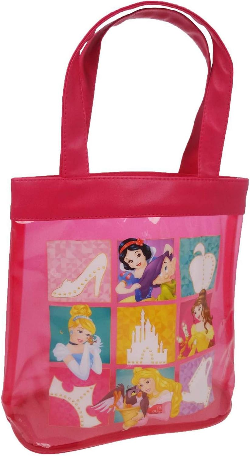 Disney Princess Canvas And Beach Tote Bag 22 Cm Pink Bigamart