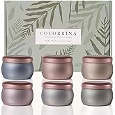 Amazon.com: COCORRÍNA Scented Candle Set - 6 Pack/ 3.8oz Aromatherapy Candles Gifts for Women ...