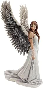 Amazon.com: Design Toscano WU75869 Spirit Guide Angel Statue,Full Color ...