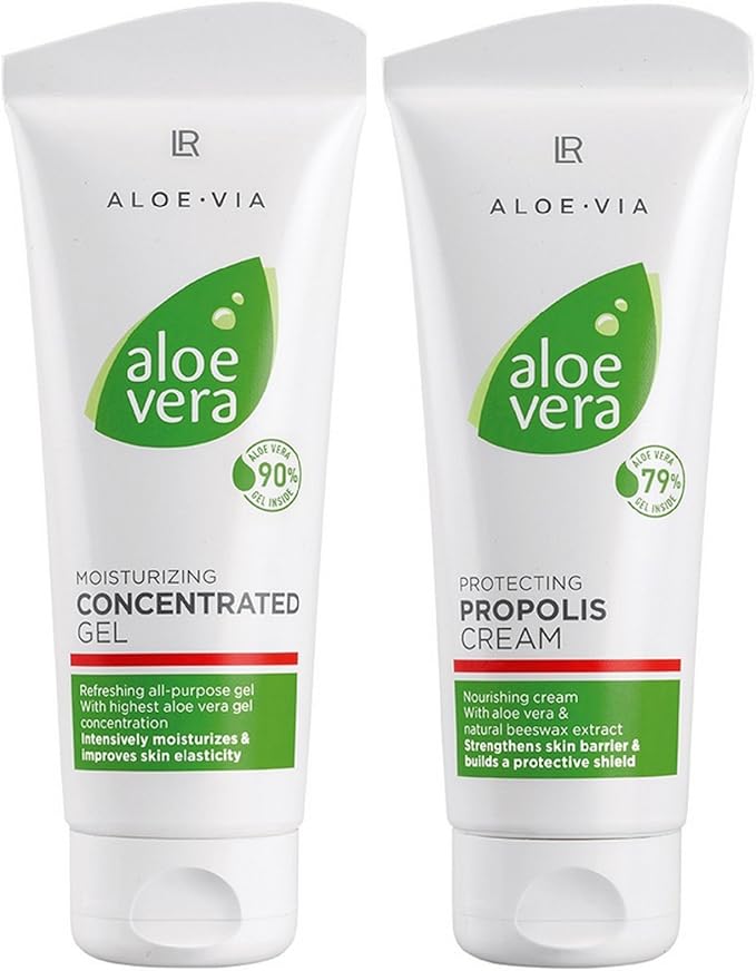 LR Aloe Via Aloe Vera - Set idratante intensivo (gel concentrato e ...