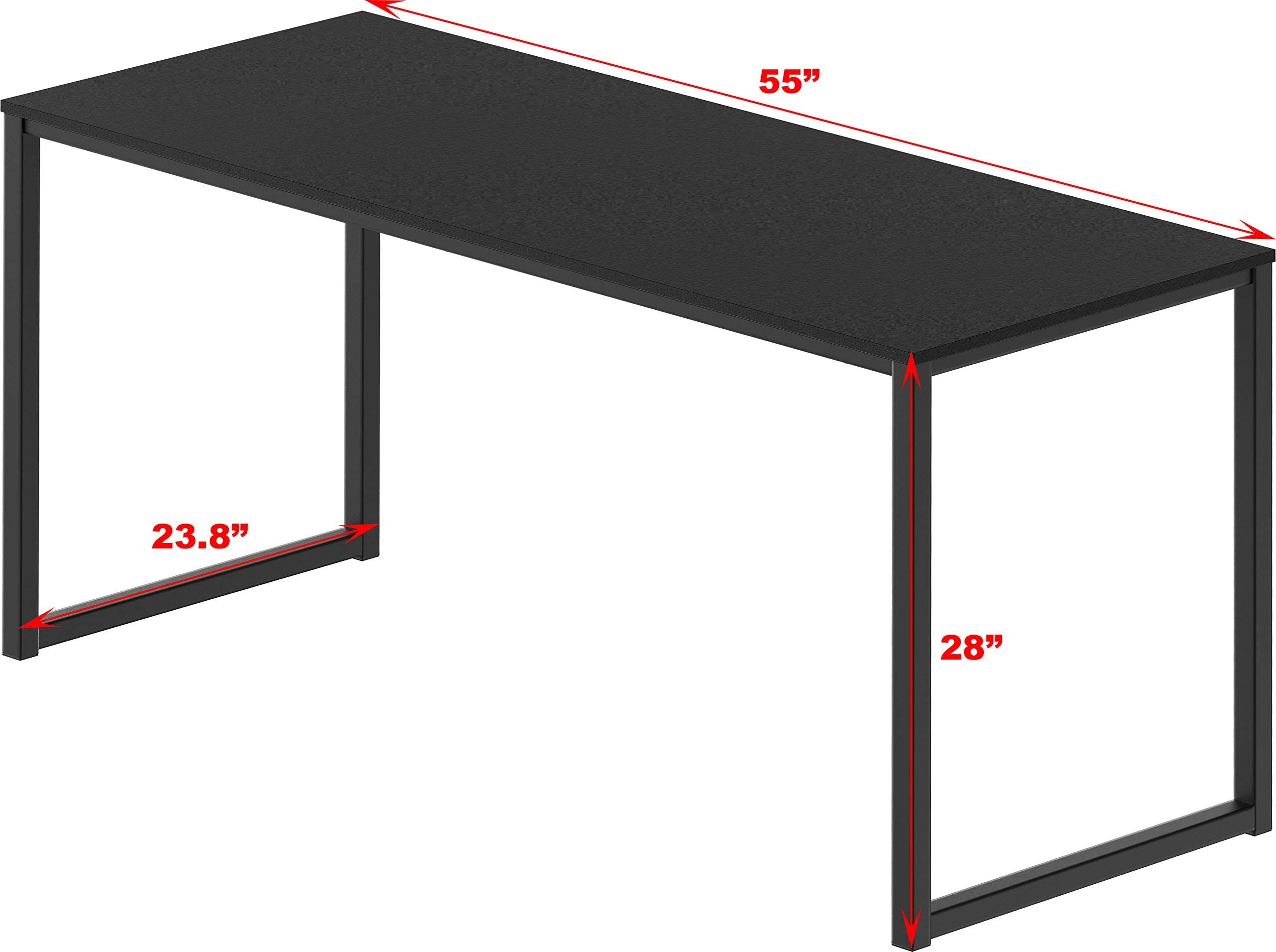 Mua Home Office 55-Inch Computer Desk, 24" Deep, Black trên Amazon Mỹ ...