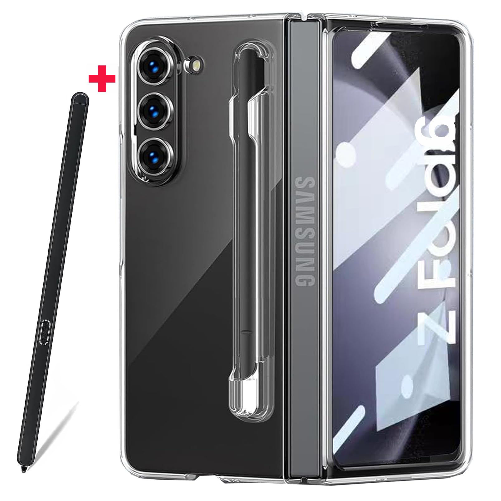 MSOTES for Galaxy Z Fold 6 Case with S Pen Holder, [S Pen is Included ...