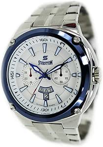 Sveston Men's Stainless Steel Band White Dial Sport Watch - SV-9184 ...