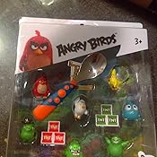 Amazon.com: Angry Birds Movie Mini Figure Multi Pack Set B (7 Piece ...