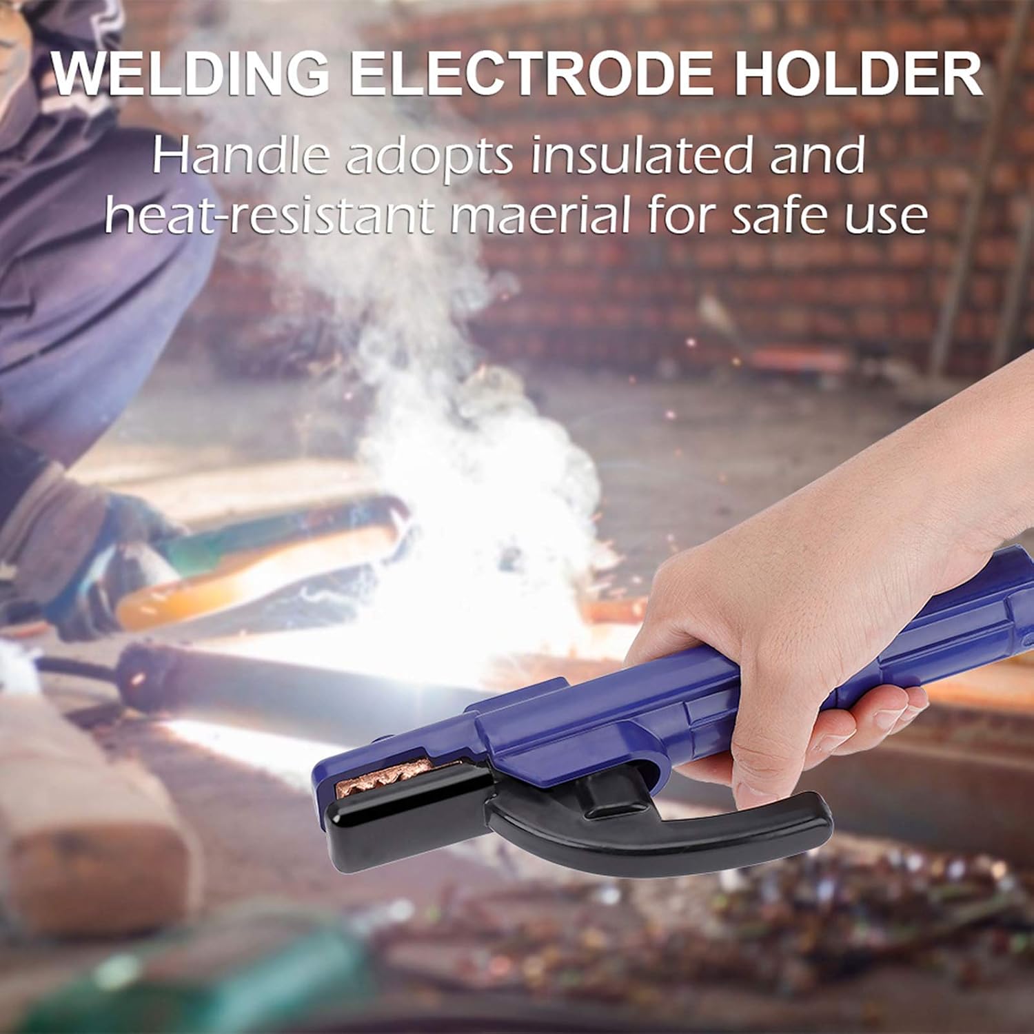 Welding Stick Electrode Holder 300A Electrode Insulated Copper Welding ...