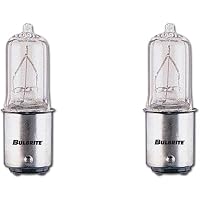 Bulbrite Q50CL/DC120-Volt Halogen JD Type DC Base Bulb, 50-Watt, 50w ...
