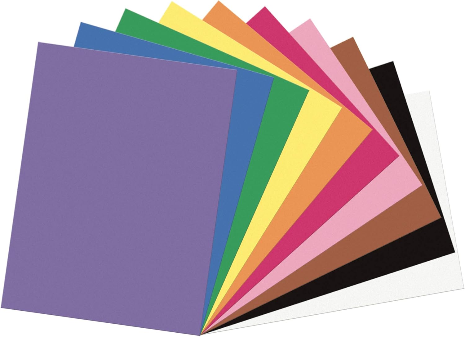 Amazon.com : SunWorks Construction Paper, 9" x 12", 10 Assorted Colors ...