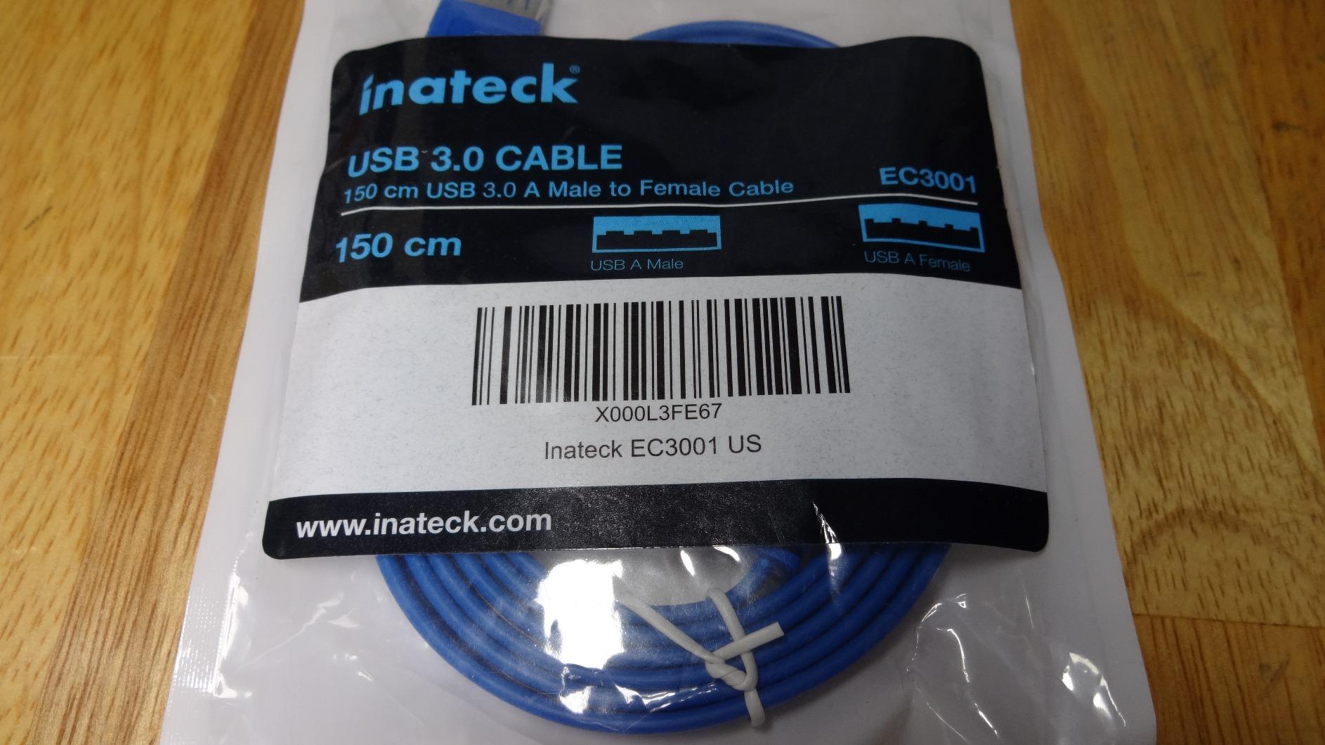 [Review] Inateck 5ft USB3.0 A Male to A Female Flat Extension Cable ...