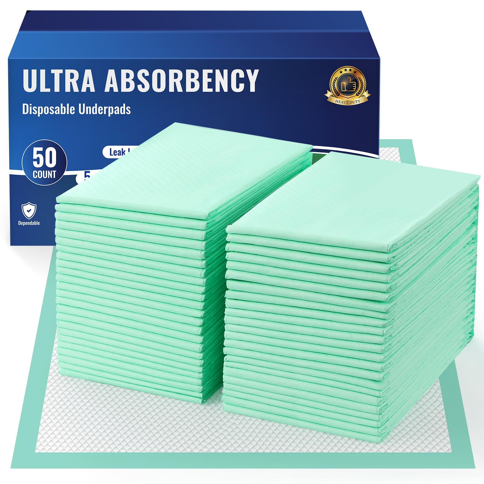AOZITA 50-Pack Disposable Underpads 30