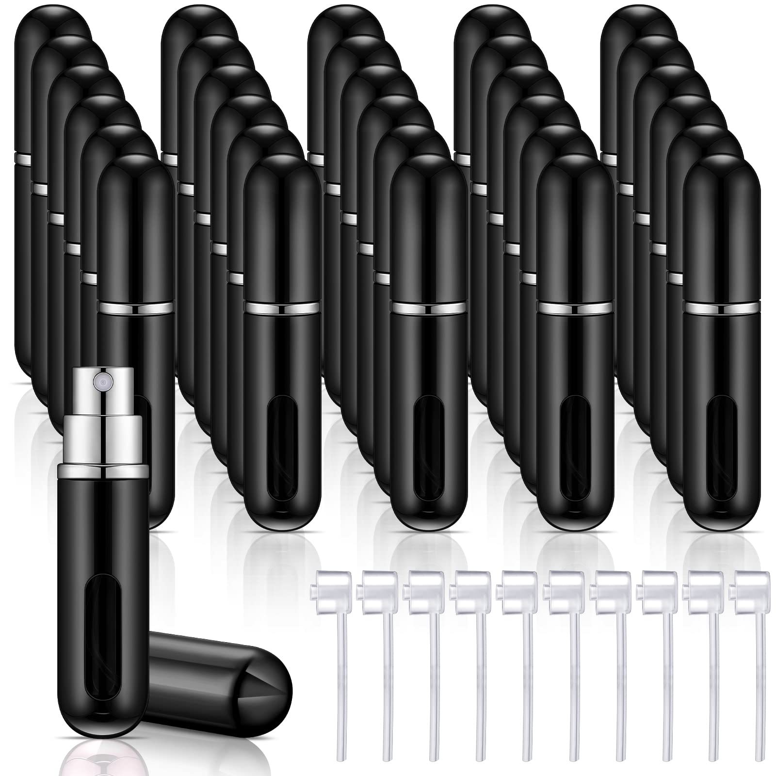 30 Pieces Refillable Perfume Atomizer Mini Refillable Spray Perfume ...