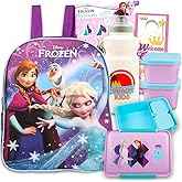 Amazon.com | Disney Frozen Elsa Backpack Set For Girls ~ 4 Pc Bundle ...
