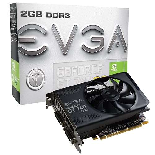 EVGA GeForce GT 740 Superclocked Dual Slot 2GB DDR3 Graphics Cards 02G ...