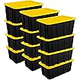 Amazon.com - Sterilite 12-Pack Stackable Storage Bins, Heavy Duty Totes ...