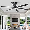 Amazon.com: 66 Inch Outdoor Ceiling Fans for Patios with Light, Large ...