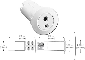 Amazon.com : Interlogix Recessed ShatterPro Acoustic Glassbreak Sensor ...