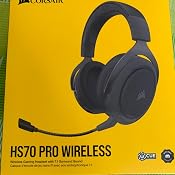 Corsair HS70 Pro Wireless Gaming Headset, Carbon: Amazon.ca: Electronics