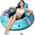 Amazon.com: Jasonwell Inflatable River Tube Float - Heavy Duty River Float Pool Floats Lake ...