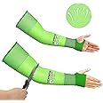Schwer Ultra-Thin ANSI A6 Cut Resistant Sleeves S907，Breathable Farmers Defense and Garden ...