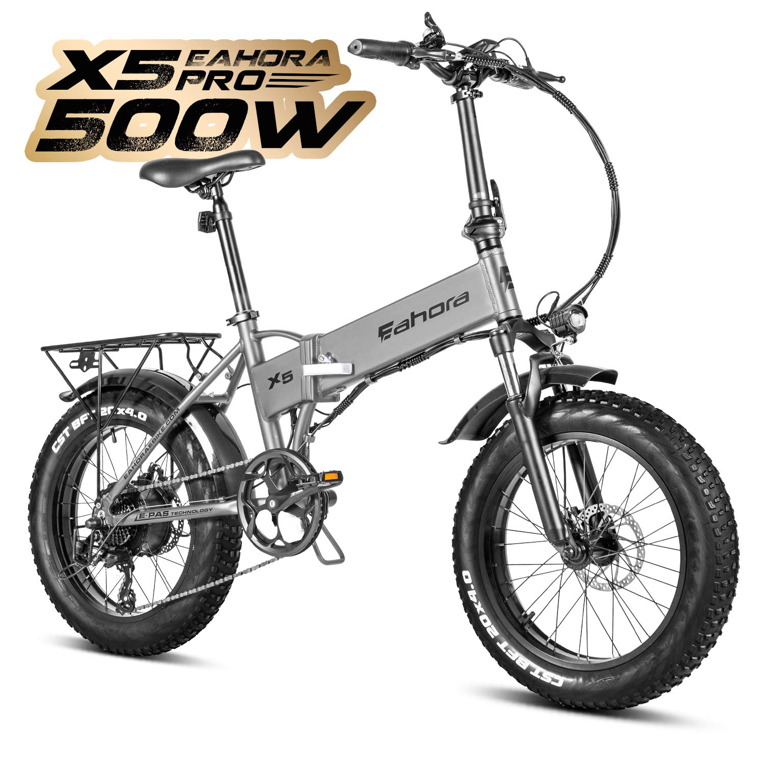 Eahora X7 Plus 750w Fat Tires Folding Electric Bike Hydraulic ...