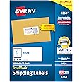 Amazon.com : Avery Printable Shipping Labels with Sure Feed, 2" x 4 ...