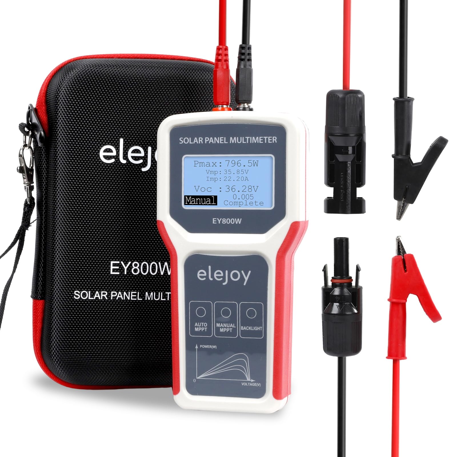 Mua ELEJOY 800W Solar Panel Tester, Digital PV Multimeter with Smart ...