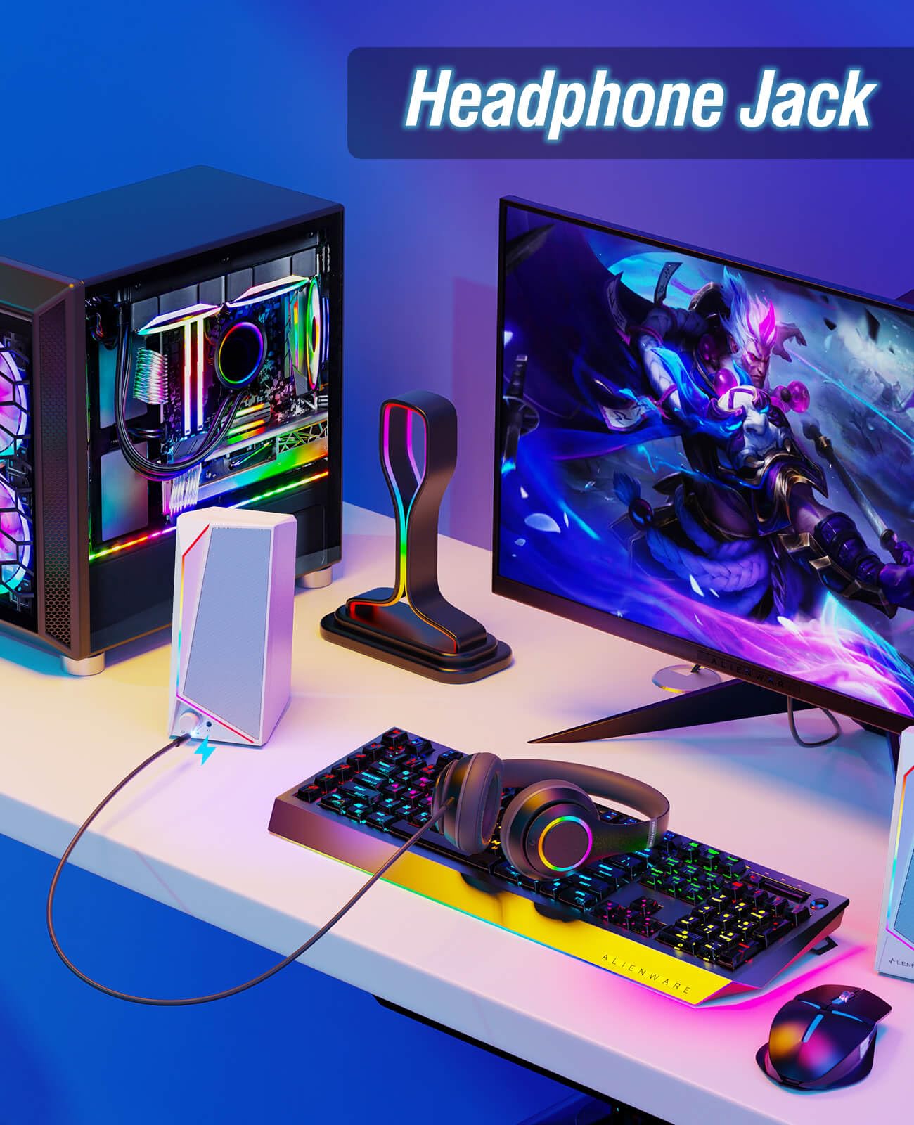 Mua LENRUE Computer Speakers, USB/USB-C Powered PC Speakers with Loud ...