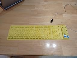 Amazon.com: SpongeBob SquarePants Nickelodeon Rubber USB Keyboard ...
