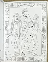 Harry Potter Postcard Coloring Book: Scholastic: 9781338045758: Amazon ...