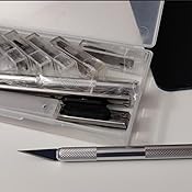 Amazon.com: 200 PCS Exacto Knife Blades, High Carbon Steel #11 Refill ...