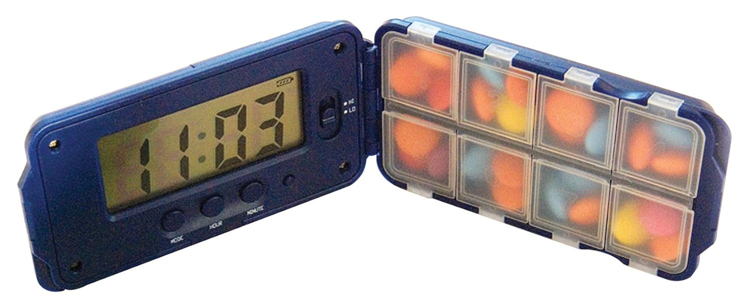 Amazon.com: TabTime Super 8 - Pill Timer Reminder with 8 Compartments ...