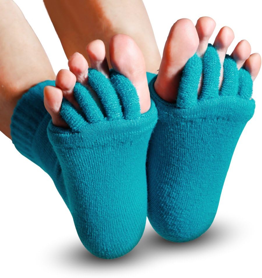 calze-massaggio-comodo-met-dita-dei-piedi-calzini-verde-amazon-it