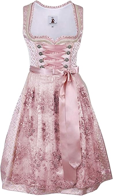 TrendiMax Abito tradizionale da donna Dirndl Midi Dirndl, abito per ...